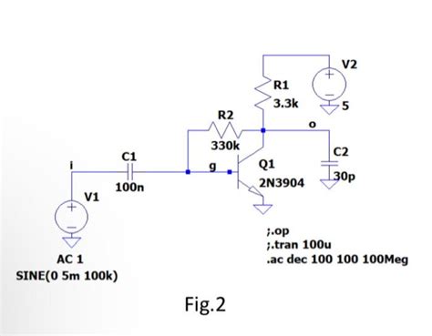 Solved Ltspice Solution Needed 2 Using The Npn Bjt 2n3904