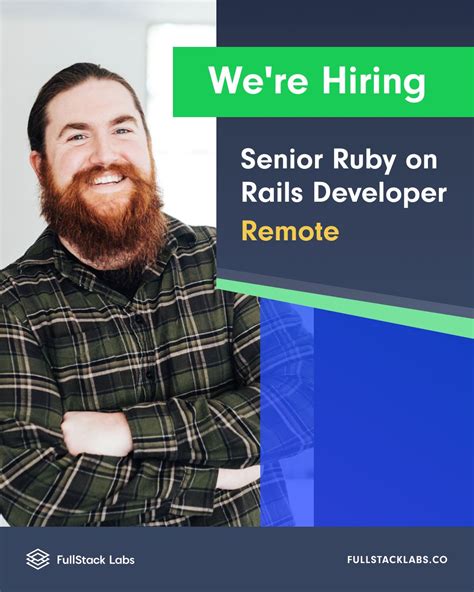 Fullstack Labs On Linkedin Ruby Ror Rubyonrails Jobposting Rubyonrailsdevelopers Opportunity
