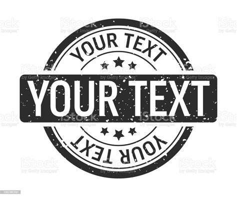 스탬프 각인 인감 템플릿 비우다 복사할 수 있는 공간 벡터 스톡 일러스트레이션 텍스트 검은색에 대한 스톡 벡터 아트 및 기타 이미지 Istock