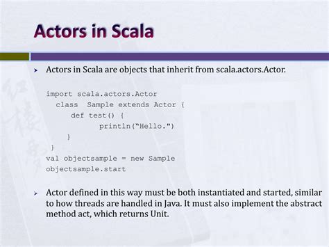 Ppt Scala Actors Powerpoint Presentation Free Download Id2190994