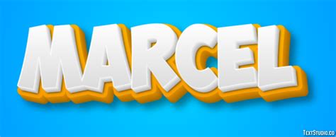 Marcel Logos Prénom - TextStudio