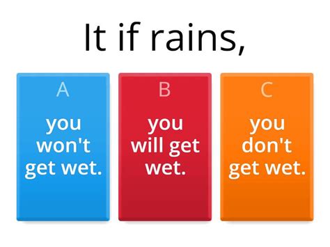 First Conditional Quiz