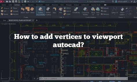 How To Add Vertices To Viewport Autocad