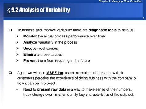 Ppt Managing Flow Variability Process Control And Capability