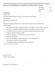 Lab Report Multi Step Synthesis Part I And II Docx Lab Report Multi Step Synthesis Part I