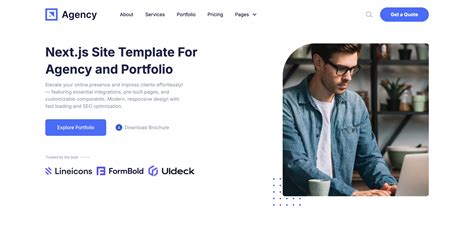 next js starter templates with authentication and more