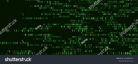 Abstract Binary Software Programming Code Background Stock Vector