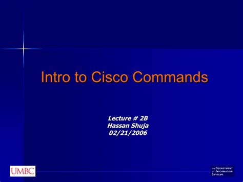 PPT Intro To Cisco Commands PowerPoint Presentation Free Download