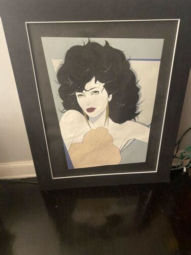 Patrick Nagel Art Print Joan Collins 44x35 3789228323