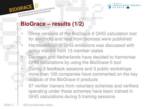 Bioenergy Greenhouse Gas Emissions Align Calculations In Europe Ppt