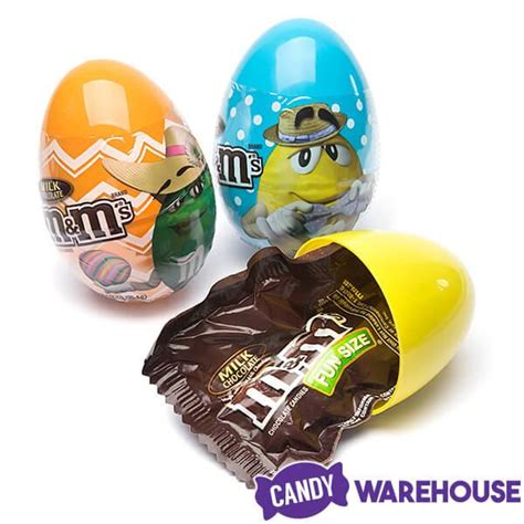 Mandms Candy Filled Plastic Easter Eggs 12 Piece Display Bestcandyshop