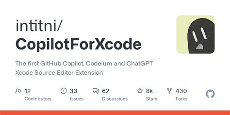 Github Intitnicopilotforxcode The First Github Copilot Codeium And Chatgpt Xcode Source