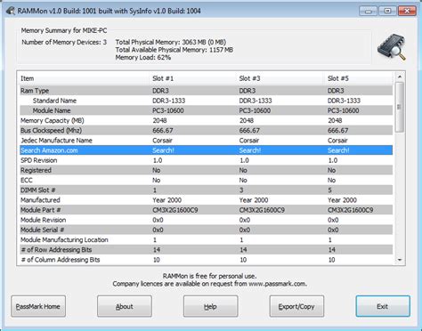 RAMMon 3 0 Build 1000 Free Download Software Reviews Downloads News Free Trials Freeware