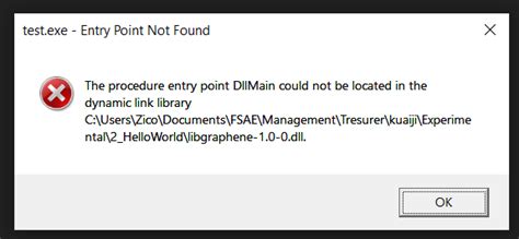 C Dll Error Following The Tutorial For Gtkmm Stack Overflow