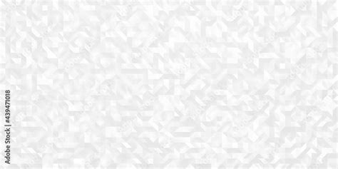Modern Crystal Design Texture In White Color Abstract Geometric Pattern Background With Small