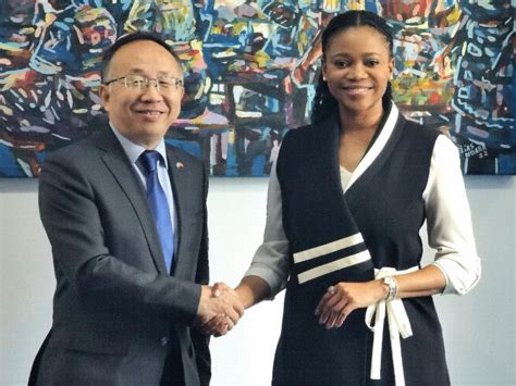 Ambassador Fan Yong Pays A Courtesy Call To Minister Of Minerals And Energy Embassy Of The