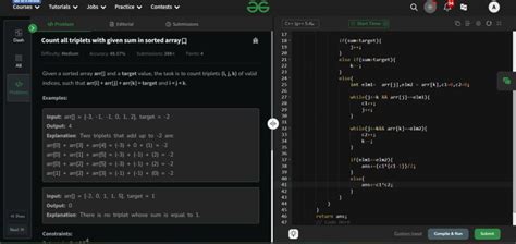 gfg160 gfg160dayschallenge algorithms codingjourney problemsolving