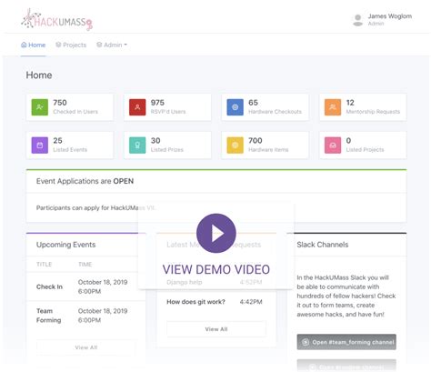 GitHub Fuseumass Dashboard Dashboard Makes It Easy To Manage A Hackathon