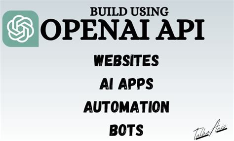 Develop Custom Ai Apps Using Python And Openai Or Chatgpt By Talhaanis535 Fiverr