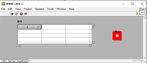 Labview 将控件嵌入表格教程1多列列表框嵌入 Csdn博客