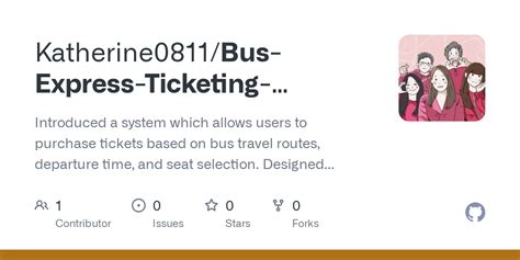 Github Katherine0811bus Express Ticketing System Java Introduced A