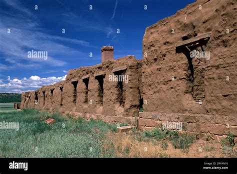 Mechanics Building Fort Union National Monument New Mexico Stock