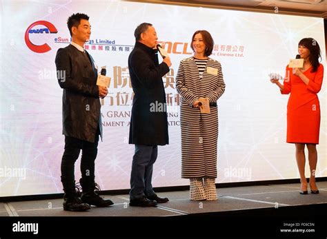 Hongkong China 20th Jan 2016 Richie Ren And Sammi Cheng Attend The Hongkong China 20th Jan 2016 Richie Ren And Sammi Cheng Attend The