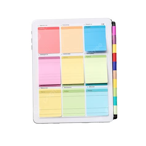 Digital Sticky Notes For Planner Cute Sticky Notes Digital Sticky Note Planner Png