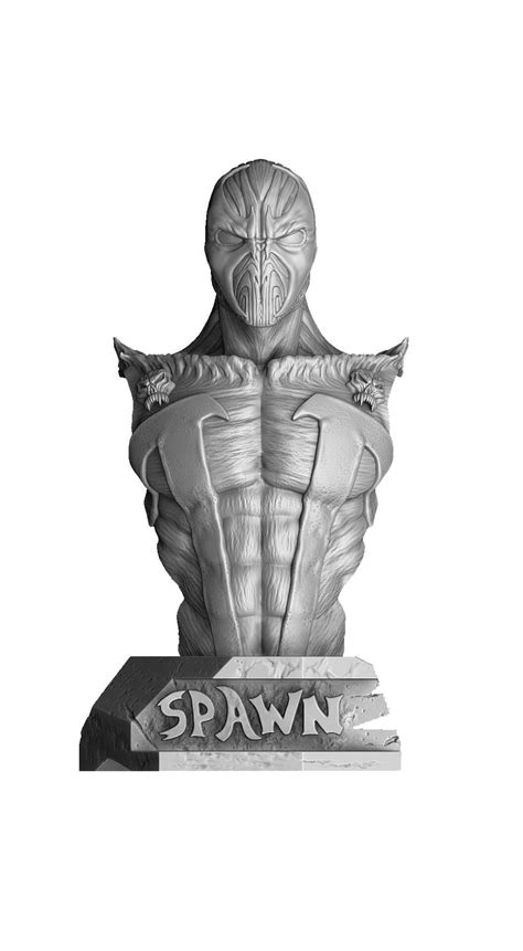 Spawn Full Height And Bust 3d Model By Naeem32