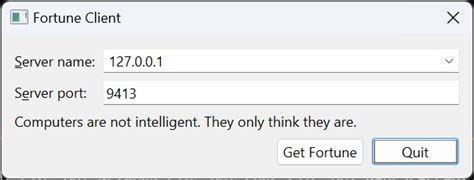 Fortune Client Qt Network Qt 692