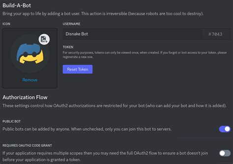 Creating A Bot Account