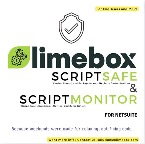 How To Prevent Script Emergencies With Limebox Scriptsafe Limebox Netsuite Certified