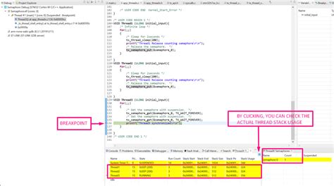 How Does The Threadx Semaphore Work Stmicroelectronics Community