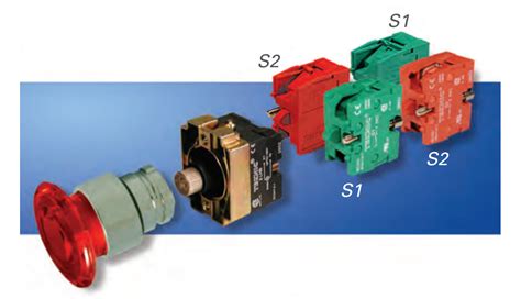 2almpp5lb 024 Mushroom Illuminated Push Pull Illuminated Mushroom