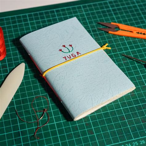 Jual Notebook Handmade Custom Nama Biru Muda A X Cm Shopee Indonesia