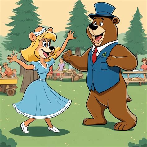 Yogi Bear Dancing With Jessibowen By Stephenborer On Deviantart