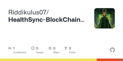 Github Riddikulus07healthsync Blockchain Based Medical Records