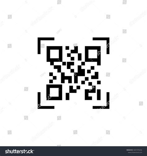 Scan Qr Code On White Background Stock Vector Royalty Free Shutterstock