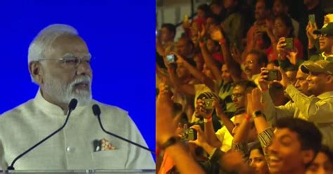 Ahlan Modi Pm Modi Connects With South Indias Heart Speaks Tamil