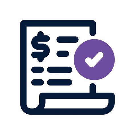 Invoice Dual Toneicon Vector Art At Vecteezy