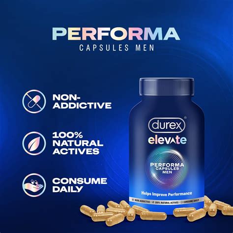 Durex Elevate Performa Shilajit Capsules For Men
