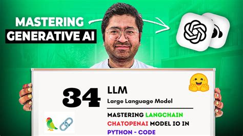 34 Llm Mastering Langchain Chatopenai Model Io In Python Code Youtube
