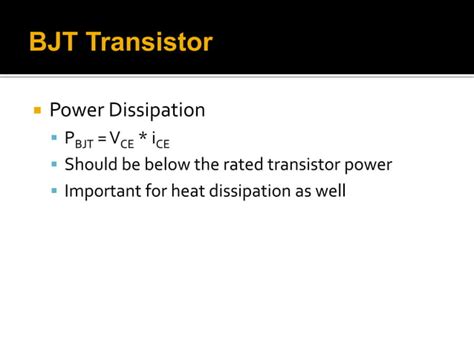 Transistors Basic Concept Ppt Free Download