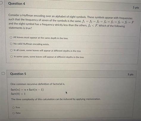 Solved Consider A Huffman Encoding Over An Alphabet Of Eight