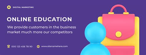 온라인 교육 디지털 코스 전자 학습 수업 소셜 미디어 배너 템플릿 3d 아이콘 벡터 3차원 형태에 대한 스톡 벡터 아트 및 기타 이미지 3차원 형태 거리가 먼 고객