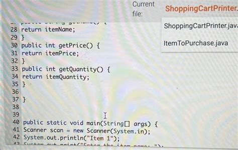 Solved 728 Lab Program Online Shopping Cart Part 1 1