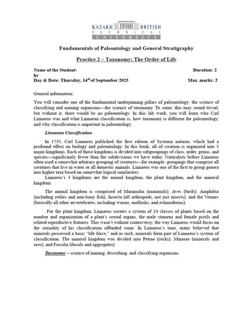 lab2 classification paleo pdf