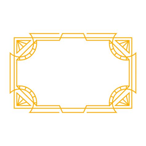 Art Deco Border Png