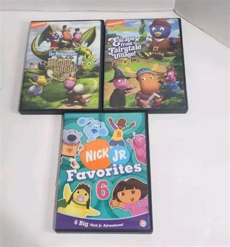 Nickelodeon Nick Jr Dvd Lot Of 11 Blues Clues Backyardigans Max And Ruby Jacks Eur 21 95
