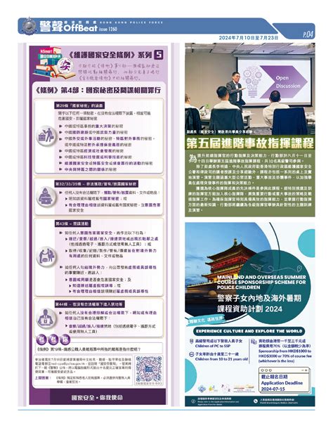 Offbeat Issue 1260 July 10 2024 July 23 2024 警隊反恐皇牌 守護香港50載 資深飛虎